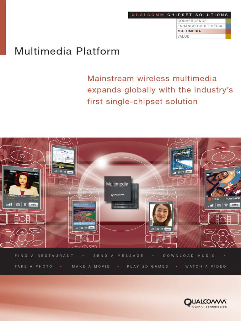 Multimedia Platform: Mainstream Wireless Multimedia Expands Globally With The Industry's First ...
