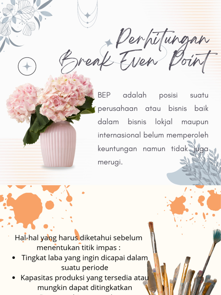 Break Even Point XI Ganjil | PDF