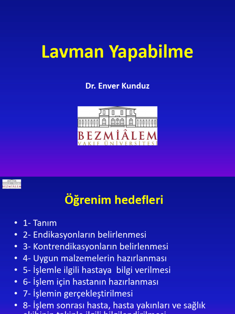 Lavman Yapabilme | PDF