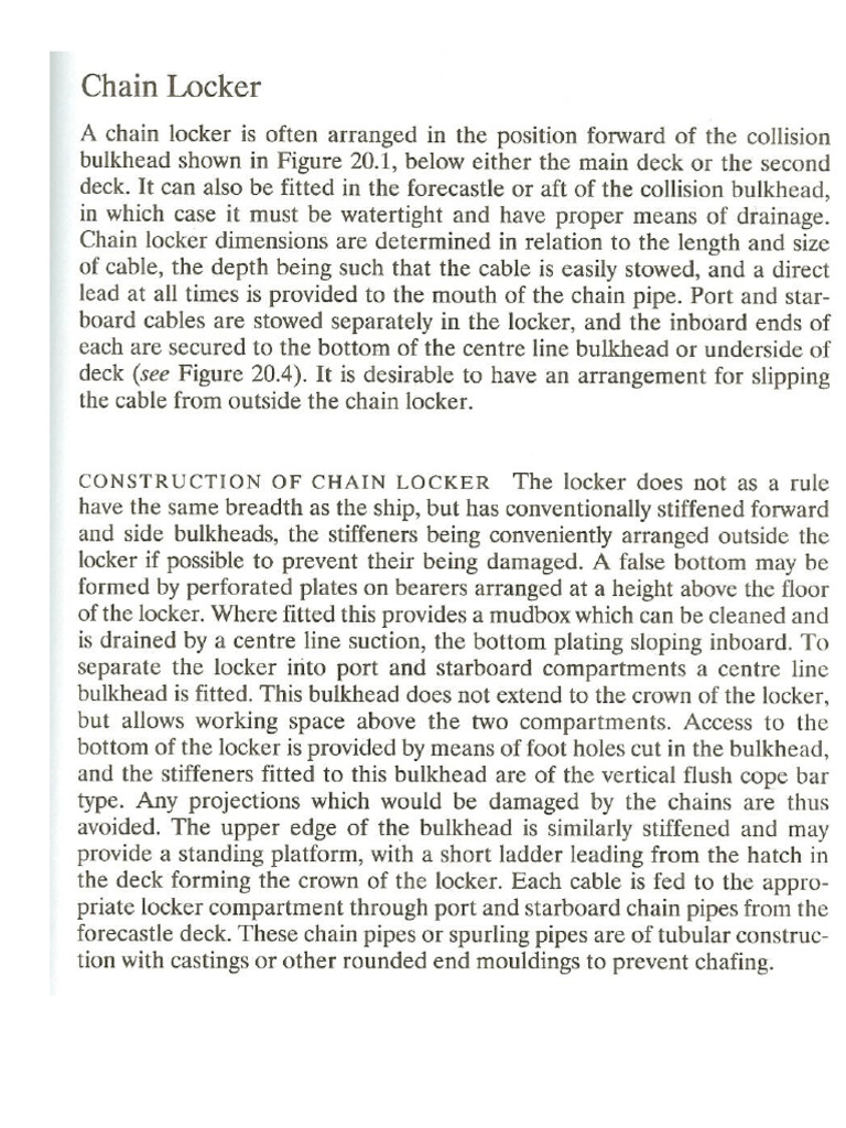 Handout - Chain Locker | PDF