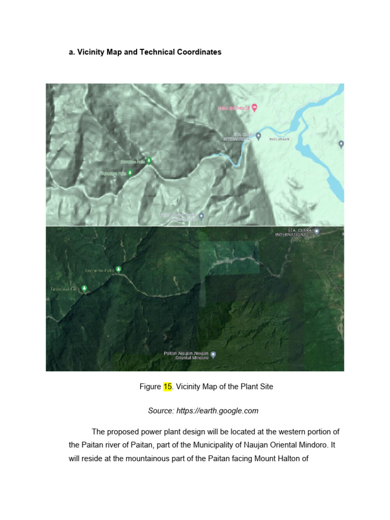 Vicinity Map & Coordinates of Plant Site | PDF | Forests | River