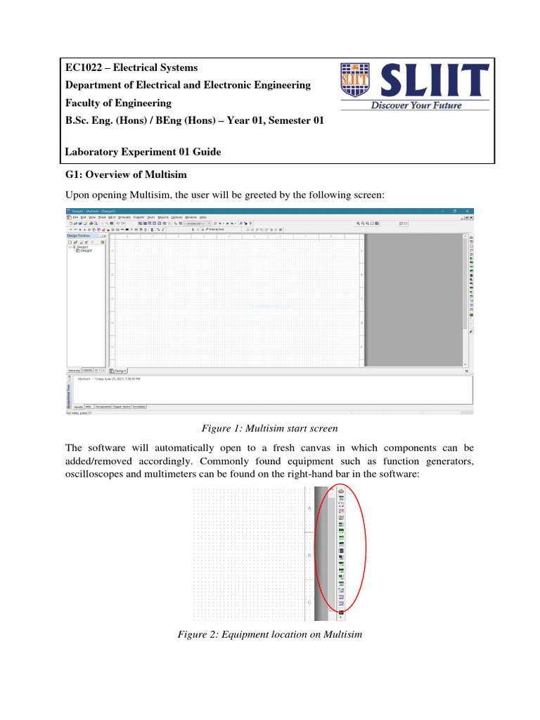 EC1022 Lab 1 Guide | Download Free PDF | Amplitude | Electrical Engineering