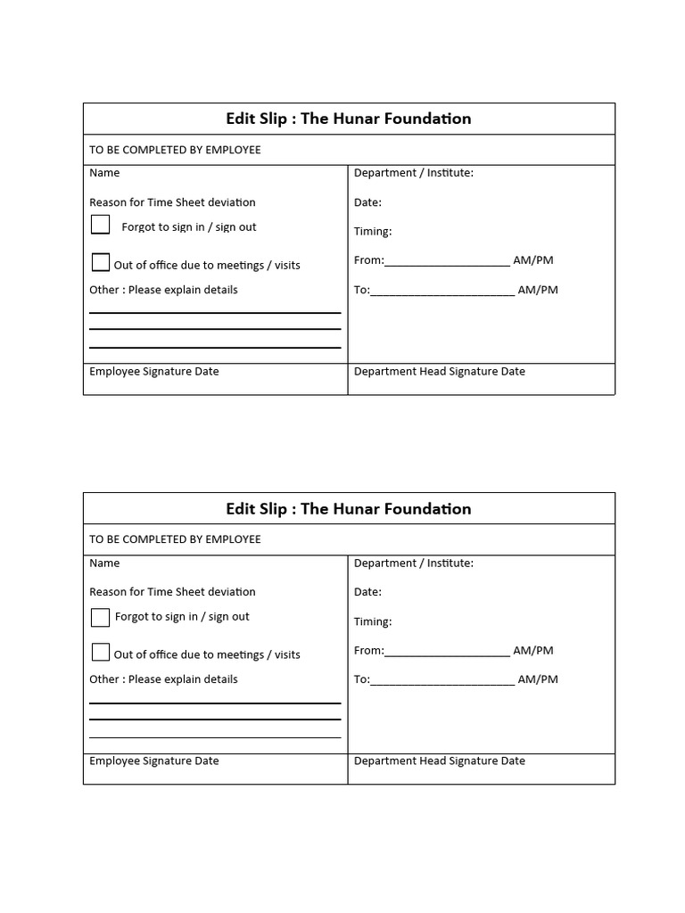 Edit Slip - THF | PDF