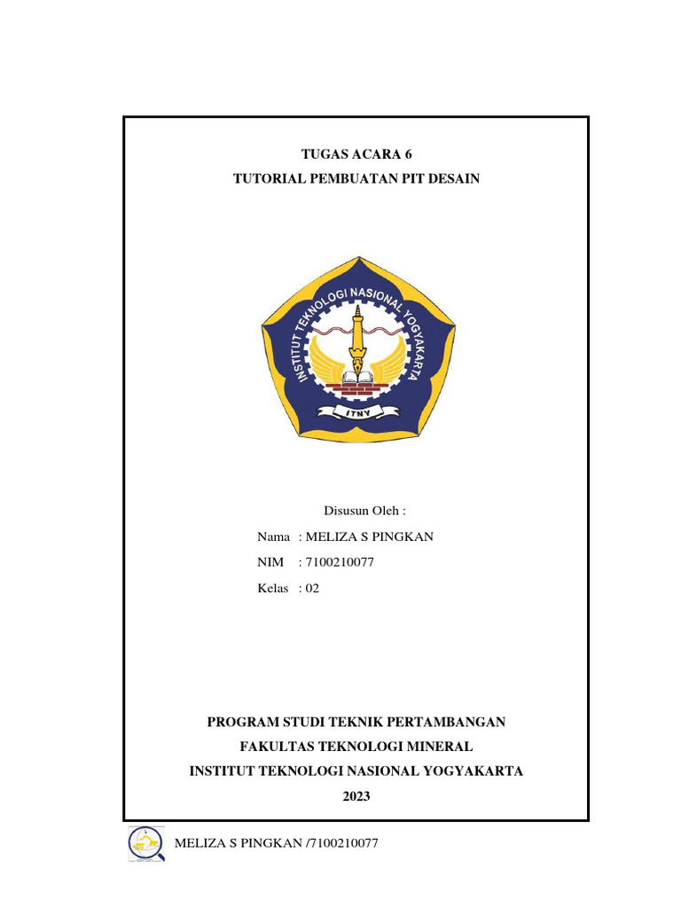 Tutorial Desain Pit Tambang 3D | PDF