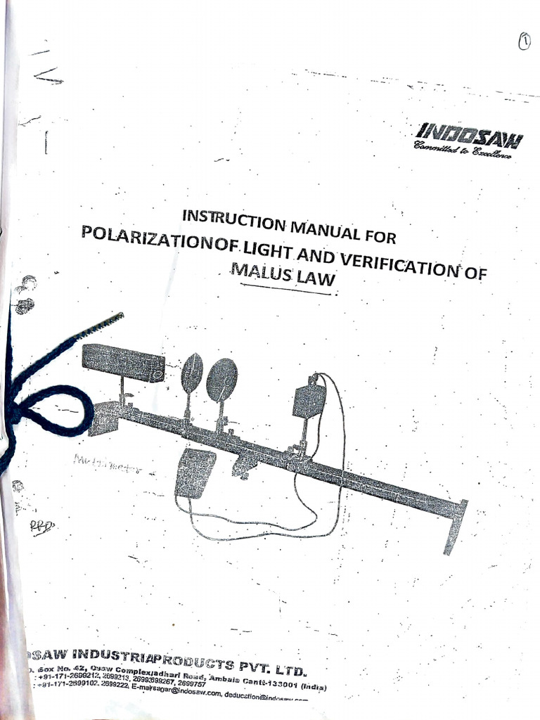 Malus Law | PDF | Polarization (Waves) | Atomic