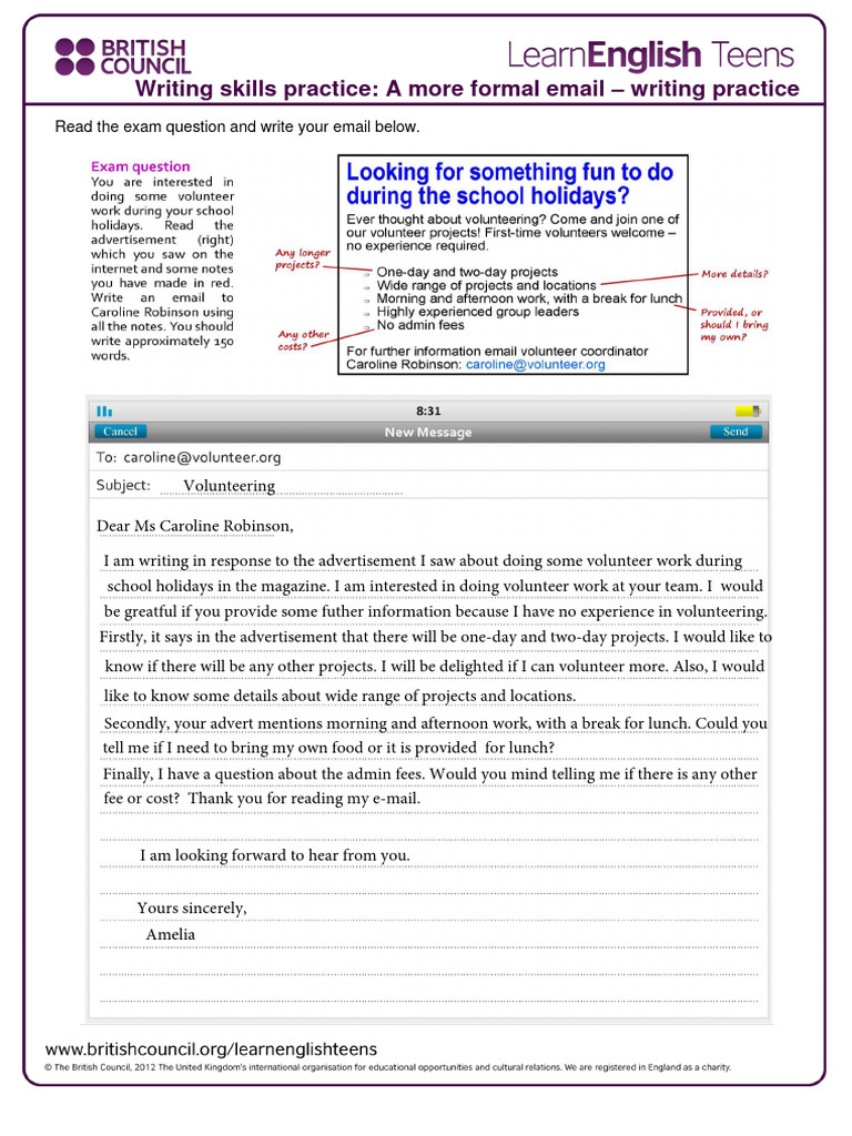 a_more_formal_email_-_writing_practice | PDF