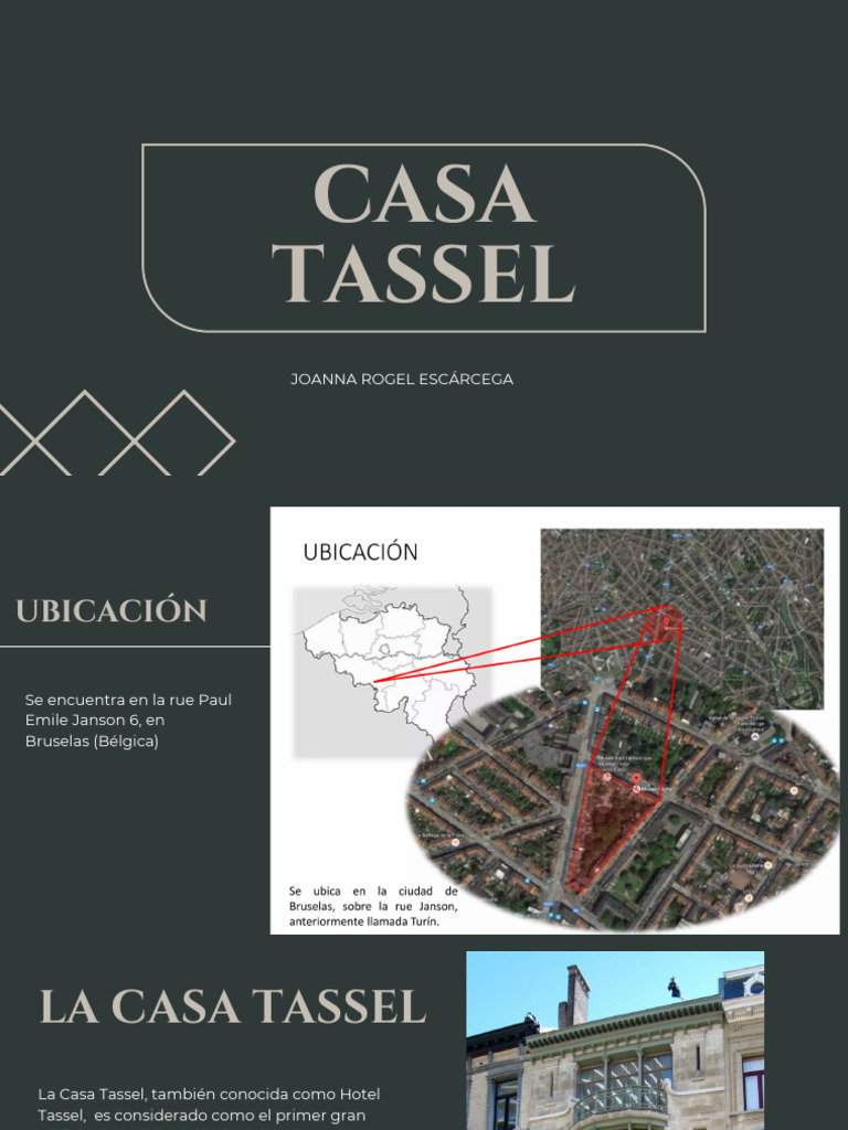Casa Tassel | PDF | Diseño arquitectonico | Arquitectura