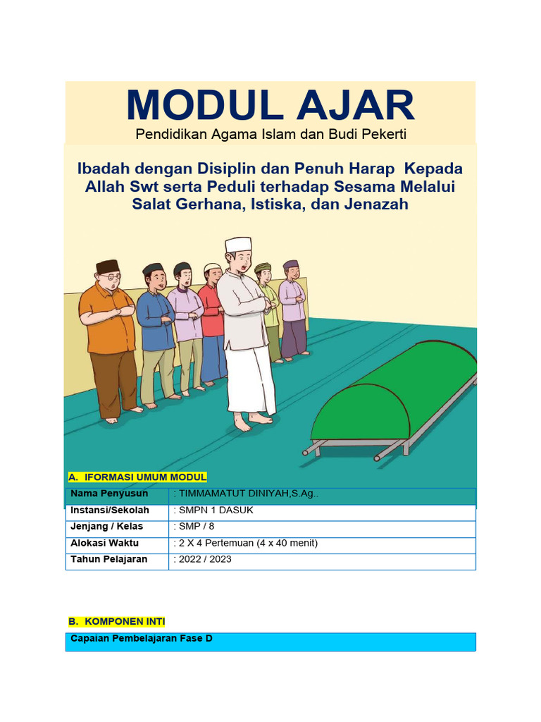 MA Bab 4 Ibadah Dengan Disiplin Dan Penuh Harap Kepada Allah SWT Serta Peduli Terhadap Sesama ...