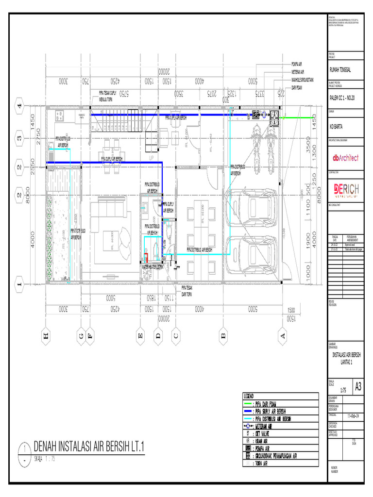 Rencana Instalasi Air Bersih | PDF