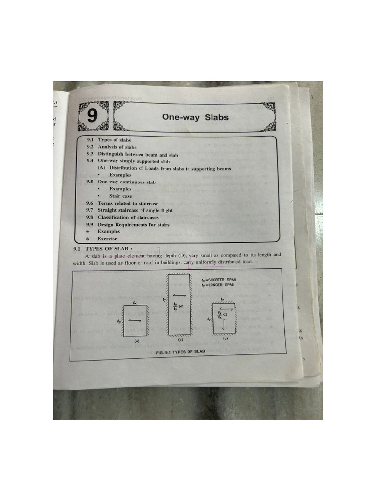 One-Way Slab | PDF