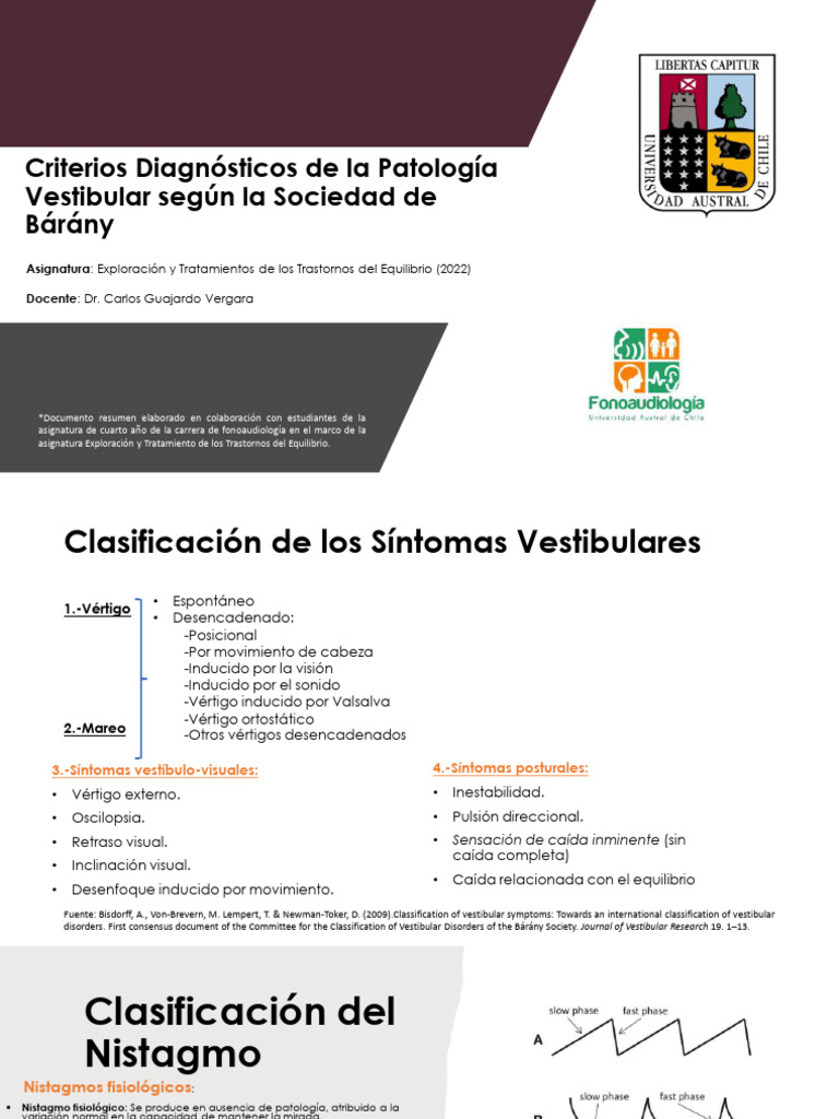 Criterios Diagnósticos Bárány | Descargar gratis PDF | Migraña ...