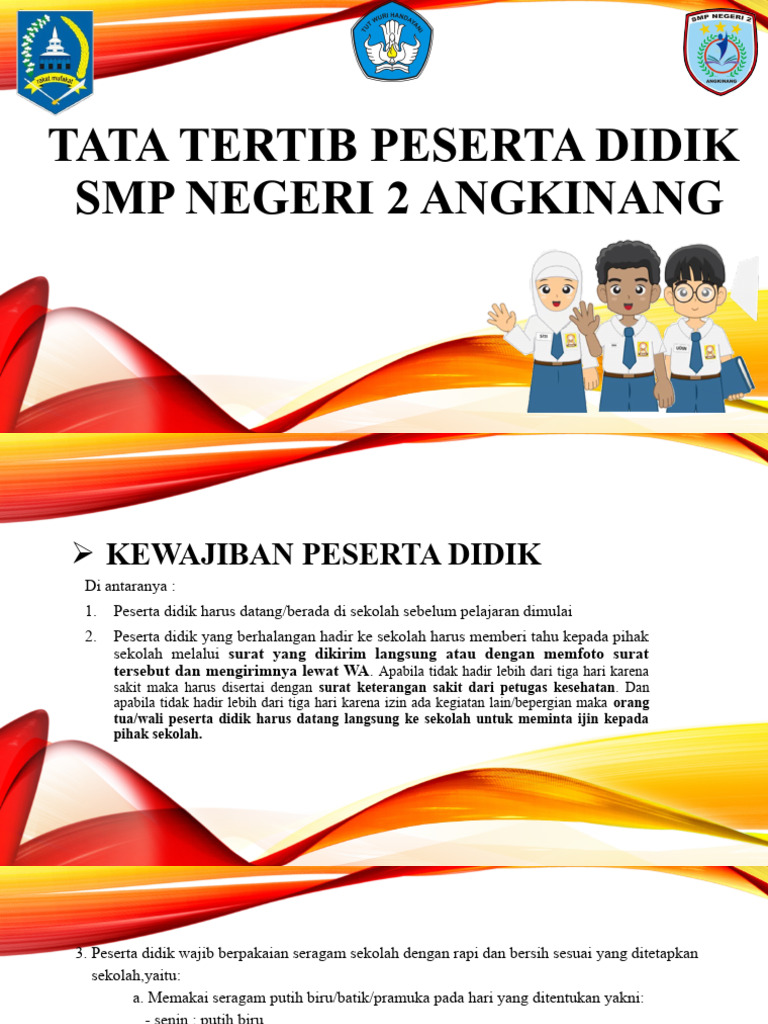 Tata Tertib Peserta Didik | PDF