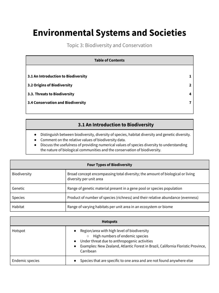 Biodiversity and Conservation | PDF | Biodiversity | Conservation Biology