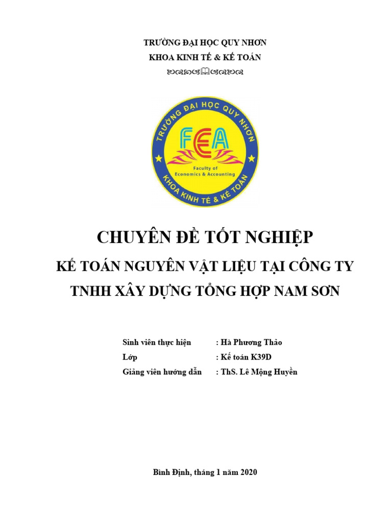Chuyên Đề Tốt Nghiệp - HPT | PDF