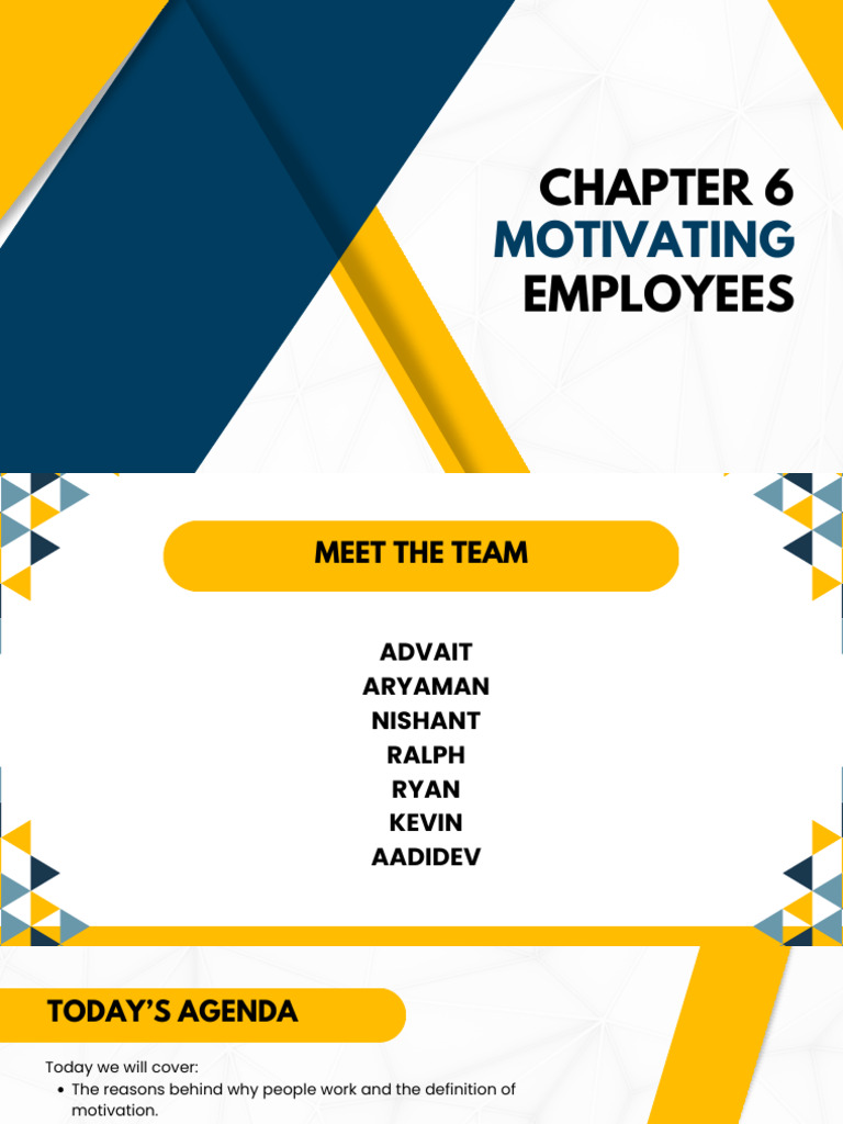 Blue and Yellow Modern Business Operations Management Presentation ...