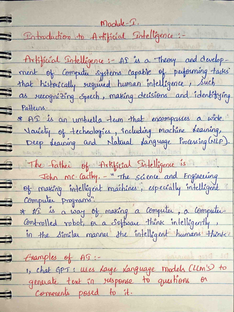 FAI Module 1-Part 1 | PDF