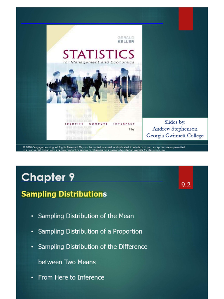 chapter9 | Download Free PDF | Standard Error | Normal Distribution