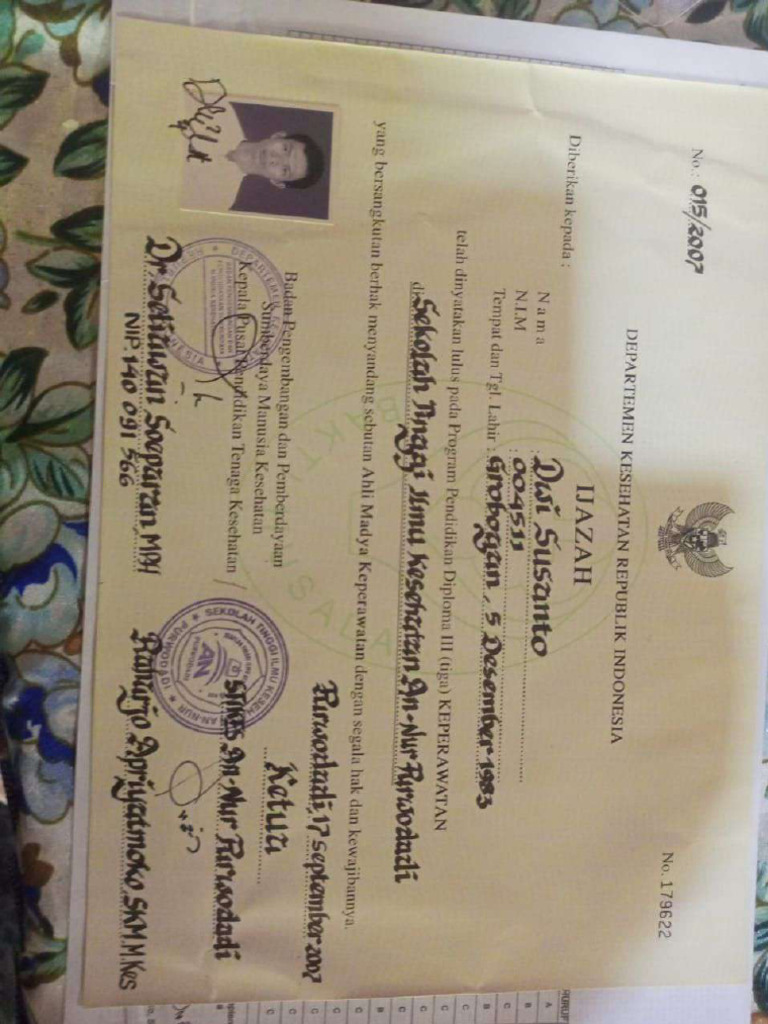 Ijazah Dwi Susanto | PDF