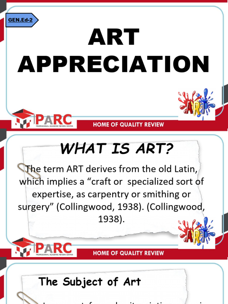 Art Appreciation | PDF