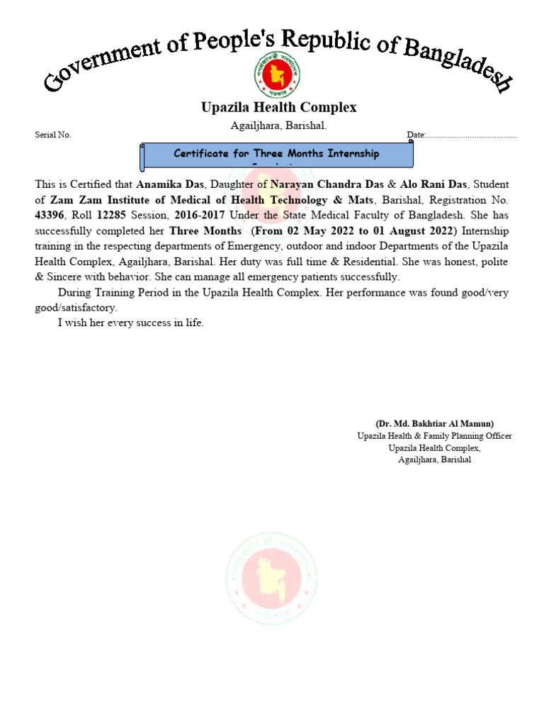 Certificate Demo | PDF