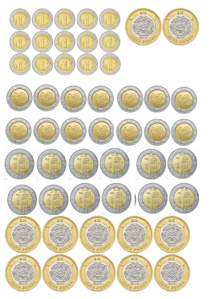 Monedas para Imprimir | PDF