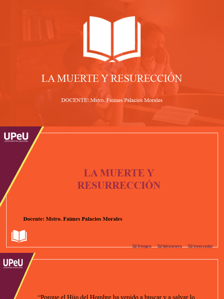 La Muerte y Resurrección de Cristo | PDF | Pecado | Cristo (título)