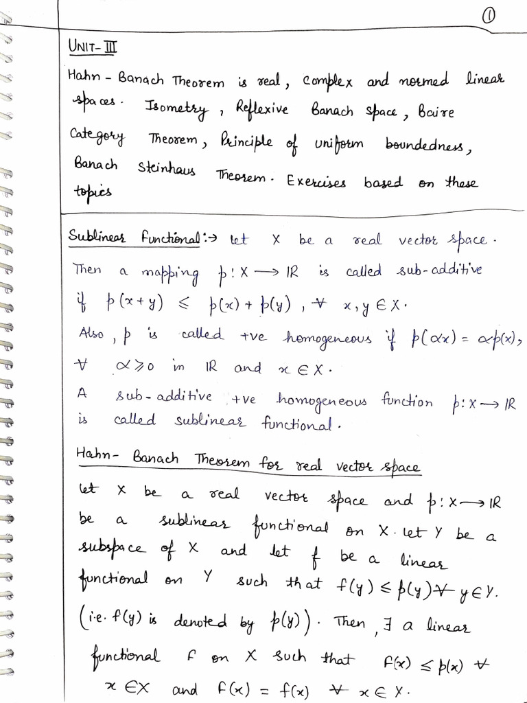 Functional Analysis | PDF