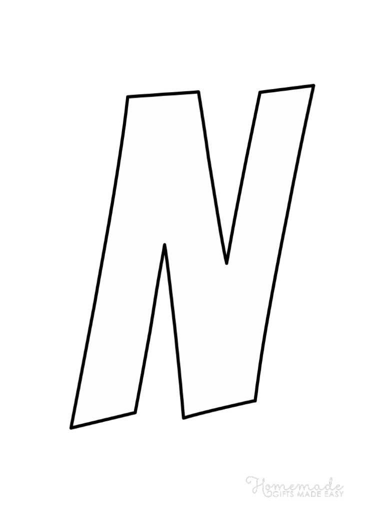 printable-alphabet-letters-cartoon-uppercase-N | PDF