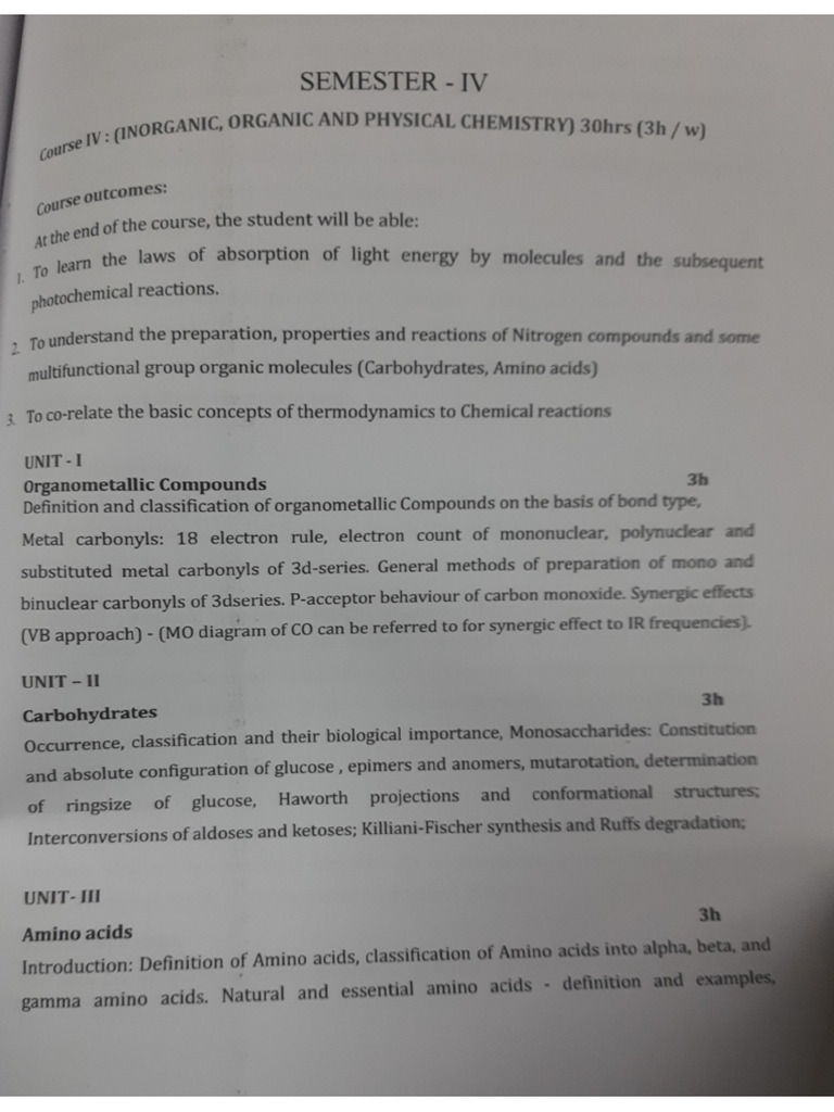 3368BVoc CHEM SEM IV | PDF