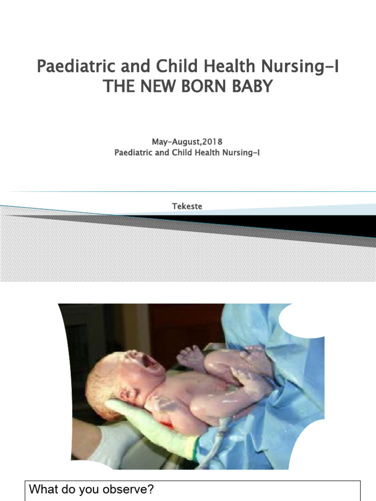 1.the New Born Baby[1982] | PDF | Low Birth Weight | Respiratory System