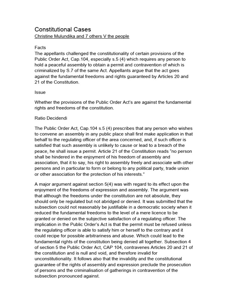 Constitutional Cases 2 | PDF | Supreme Court Of The United States ...