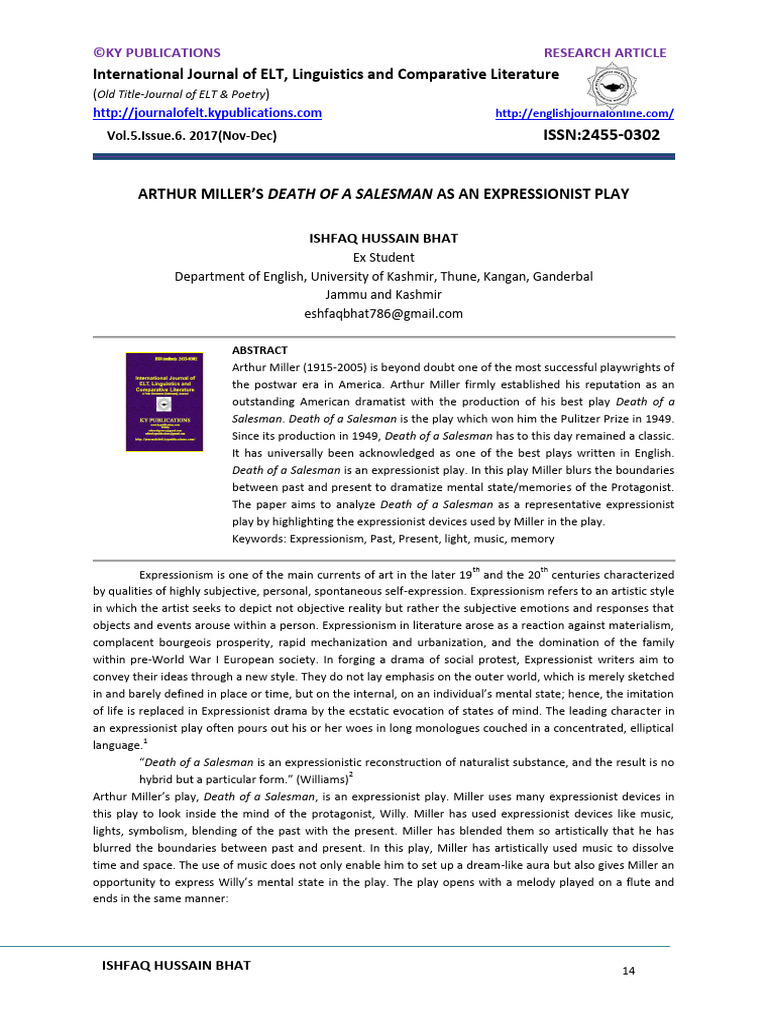 14-18 Ishfaq Hussain Bhat | PDF | Expressionism