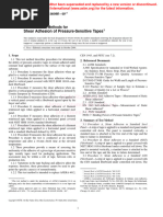 Astm D3654 - D3654M-06 (2019) | PDF | Adhesion | Materials