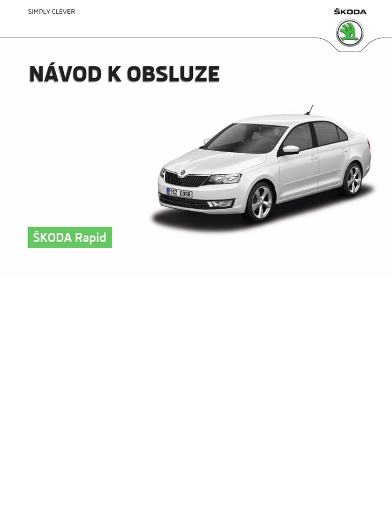 Navod K Obsluze Skoda Rapid | PDF