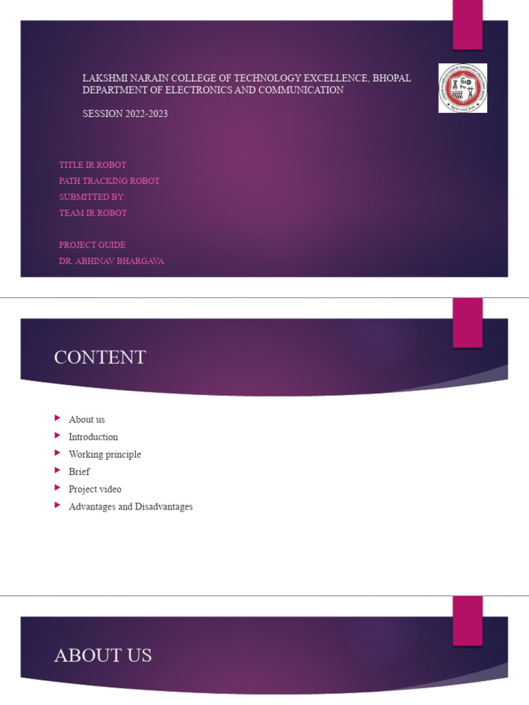 Ir Robot | PDF