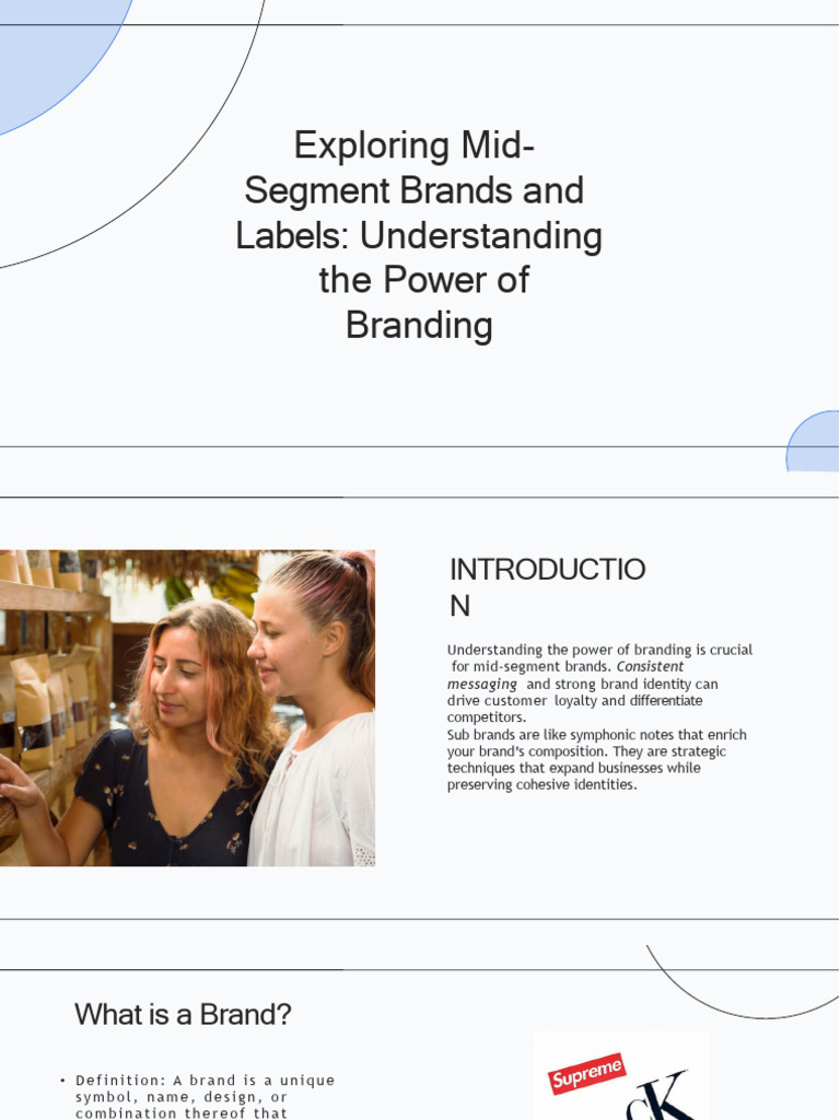 Exploring Mid - Segment Brands and Labels Understanding The Power of Branding | Download Free ...