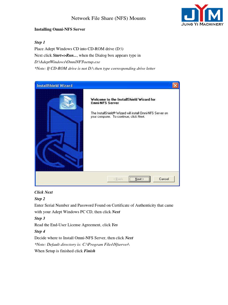 Configuring NFS on Windows XP | PDF | Microsoft Windows | Windows Xp