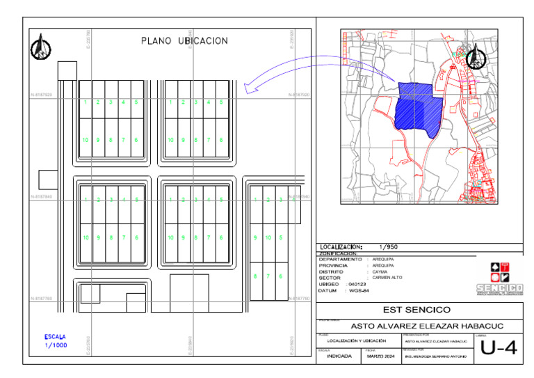 PLANO DE UBICACION UBICACION | PDF