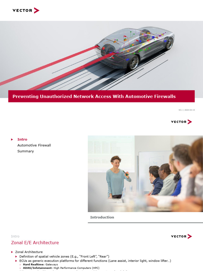 Automotive Firewall Overview and Security | PDF | Firewall (Computing ...