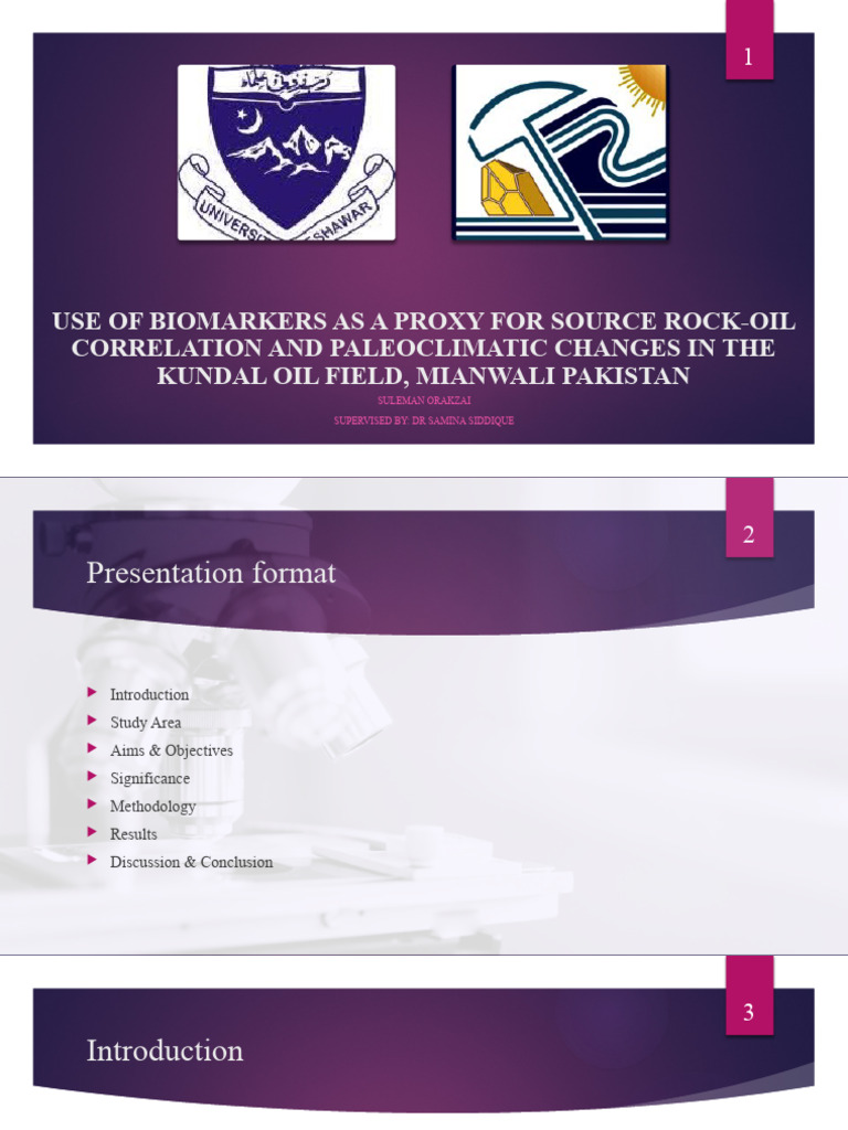 Biomarkers in Kundal Oil Field Study | PDF | Petroleum | Magnesium
