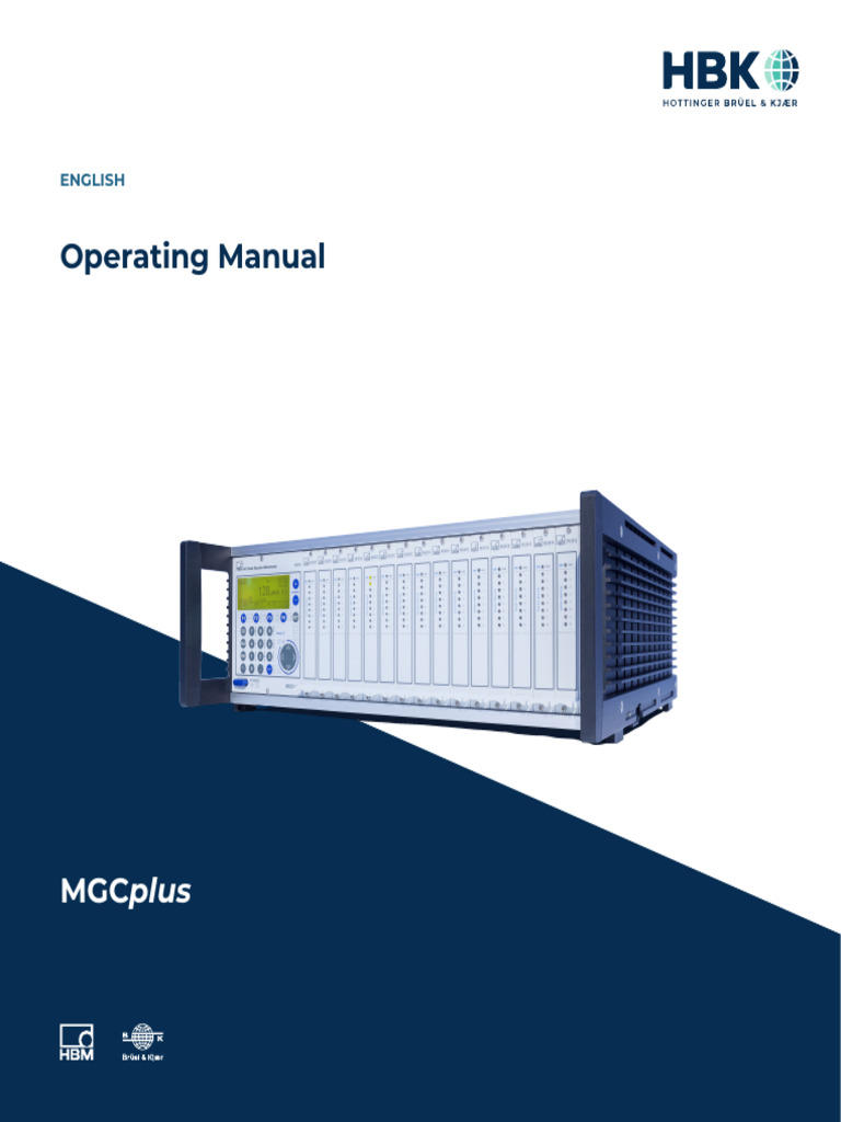 Operating Manual: Mgcplus | PDF | Electrical Connector | Safety