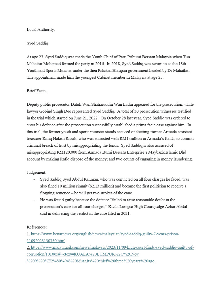 KIAR Case Study Assignment Example | PDF | Criminal Procedure | Crimes