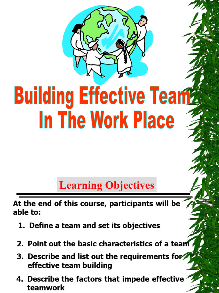Team Building | PDF | Goal | Leadership