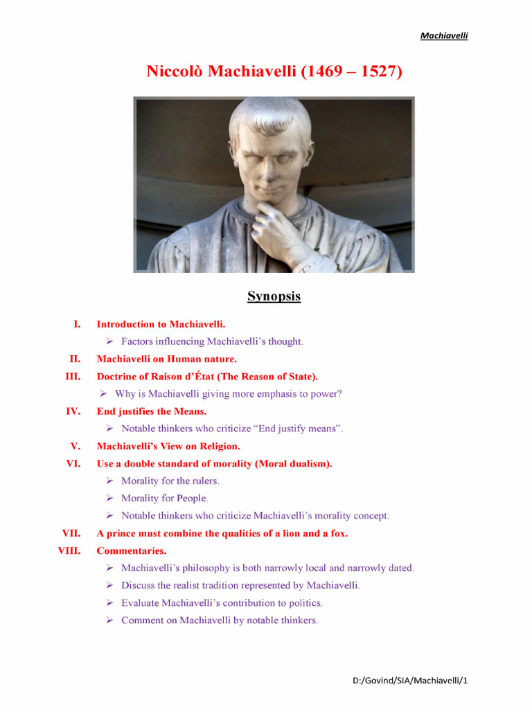 Machiavelli | PDF