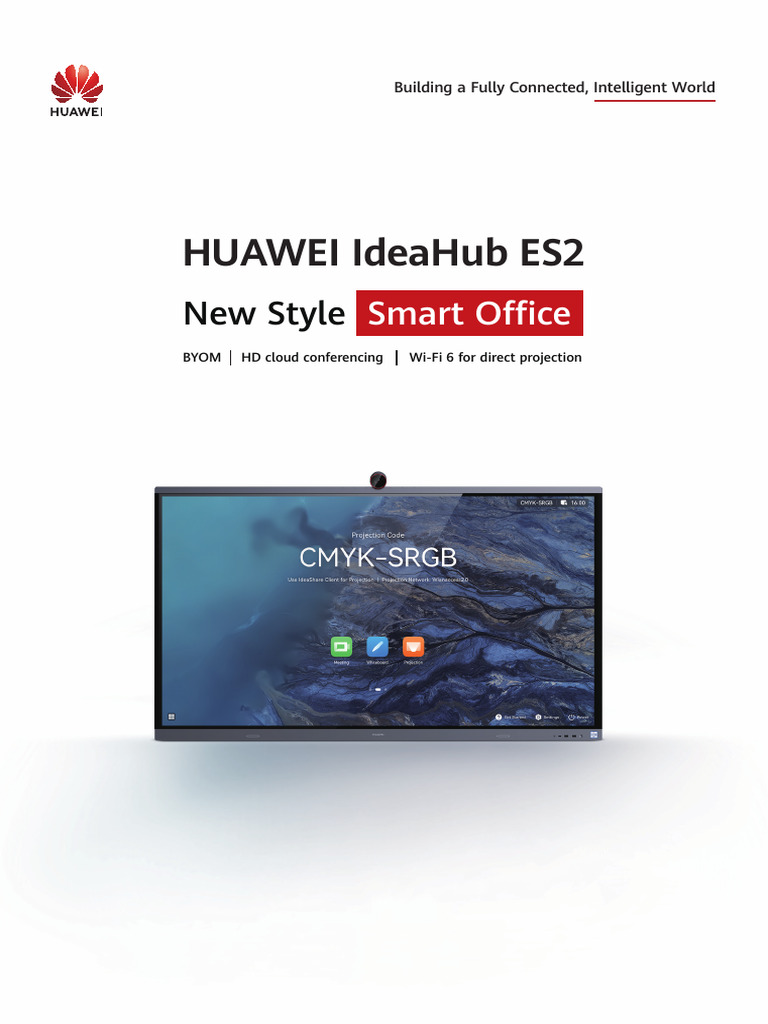 HUAWEI IdeaHub ES2 Datasheet | Download Free PDF | Frame Rate | Wi Fi