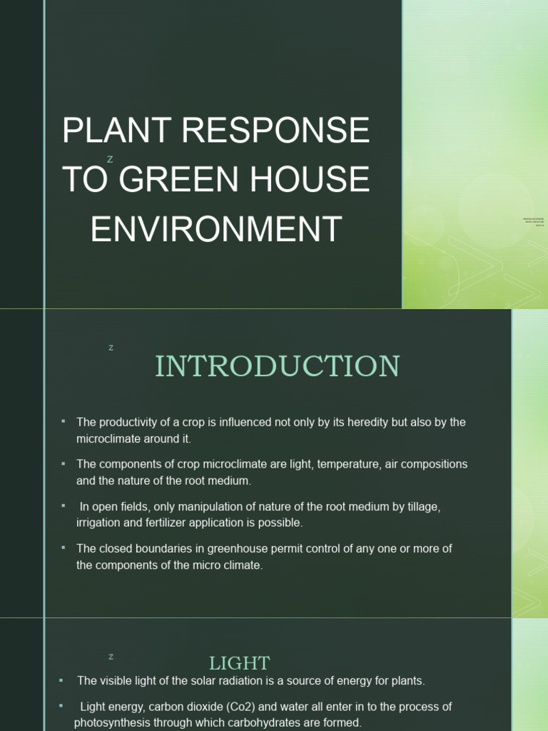 5394 Lec No.3 | PDF | Carbon Dioxide | Photosynthesis