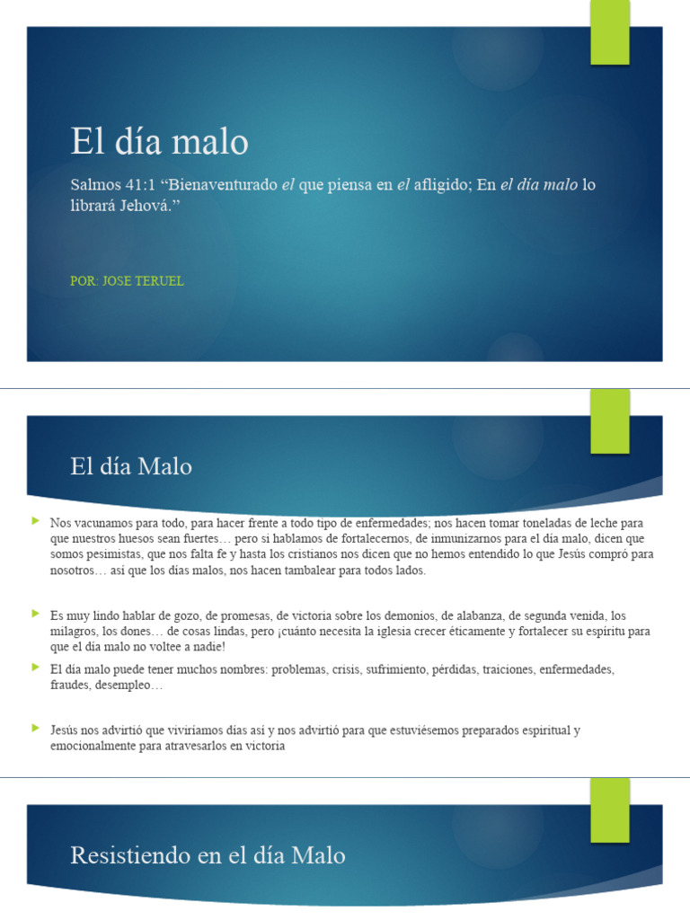 Fortaleciendo el espíritu en el día malo | PDF | Jesús | Creencia ...