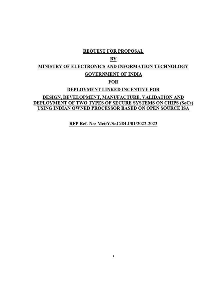 Tender Document | PDF | Verification And Validation | Request For Proposal