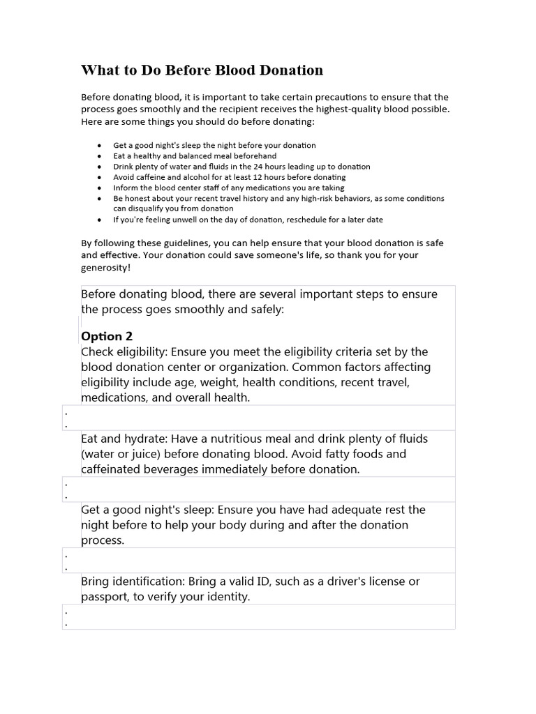 Blood Donation | PDF | Blood Donation | Blood