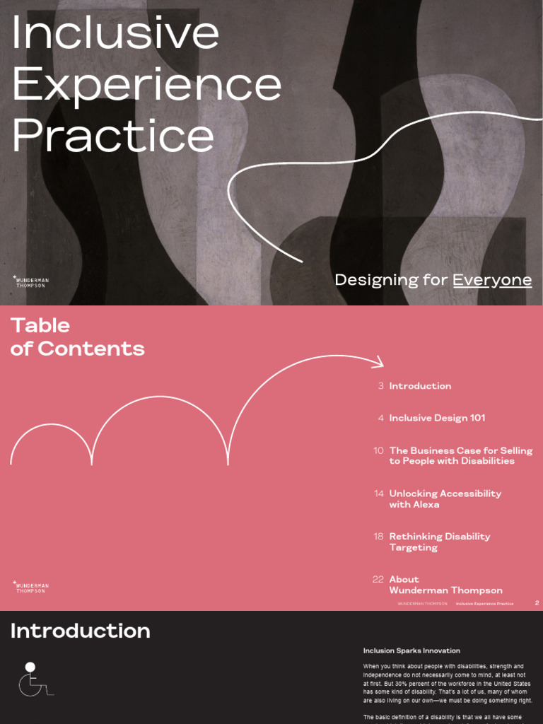 2020 Wunderman Thompson PCD | PDF | Disability | Accessibility